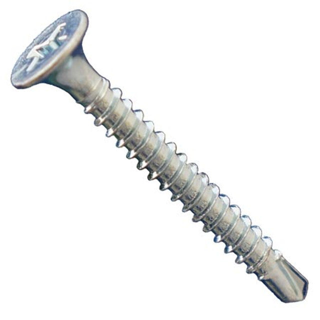 #8-18x3" BUGLE HEAD PHIL,#2 POINT SELF DRILLING SCREWS, ZINC CR+3, 140 ...